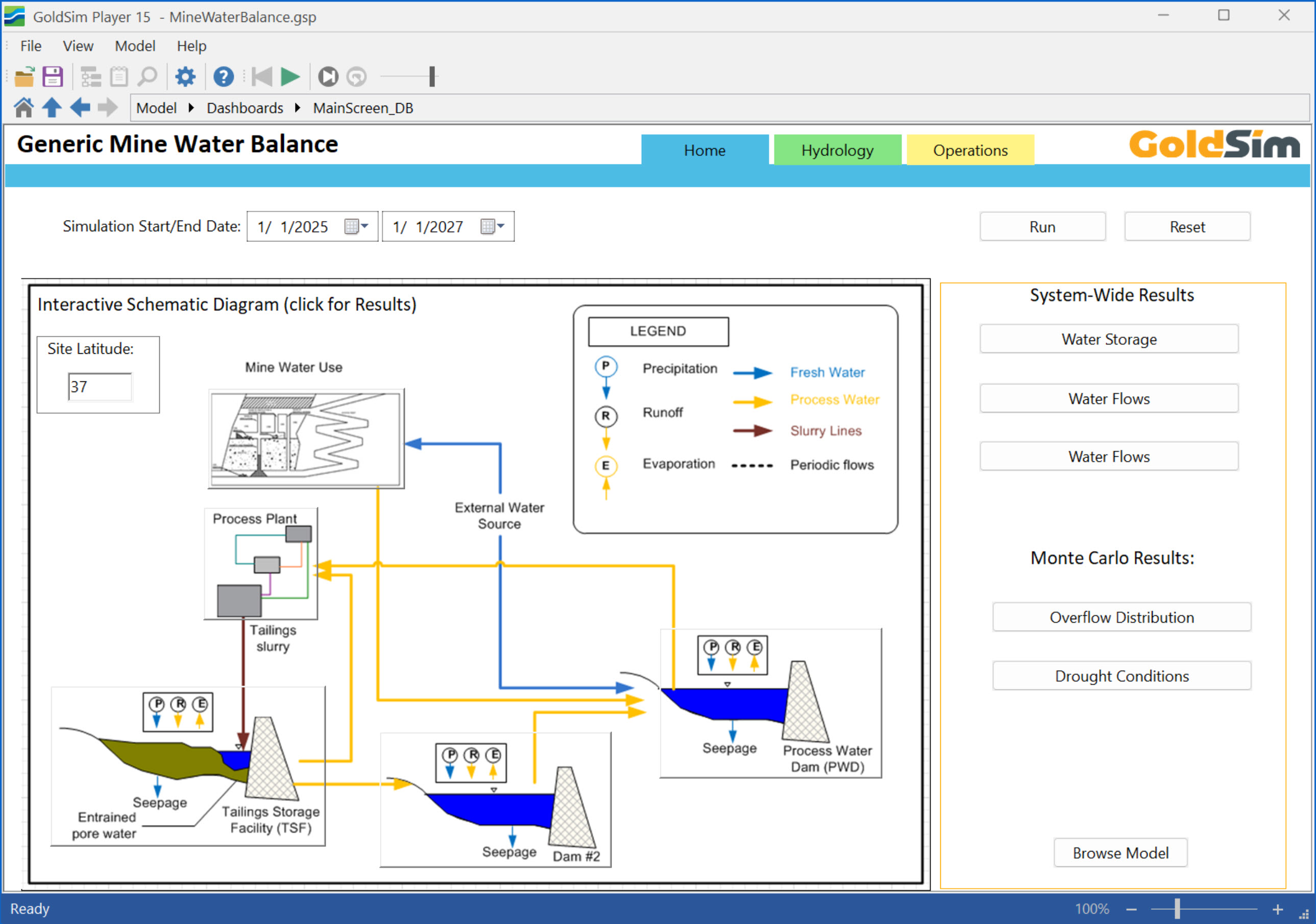 Mine Water Balance – GoldSim Help Center